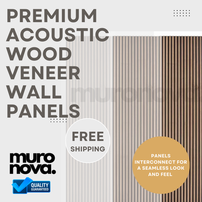 Luxury Slat Wall Enhancer Panel (Silver Oak) – Muronova